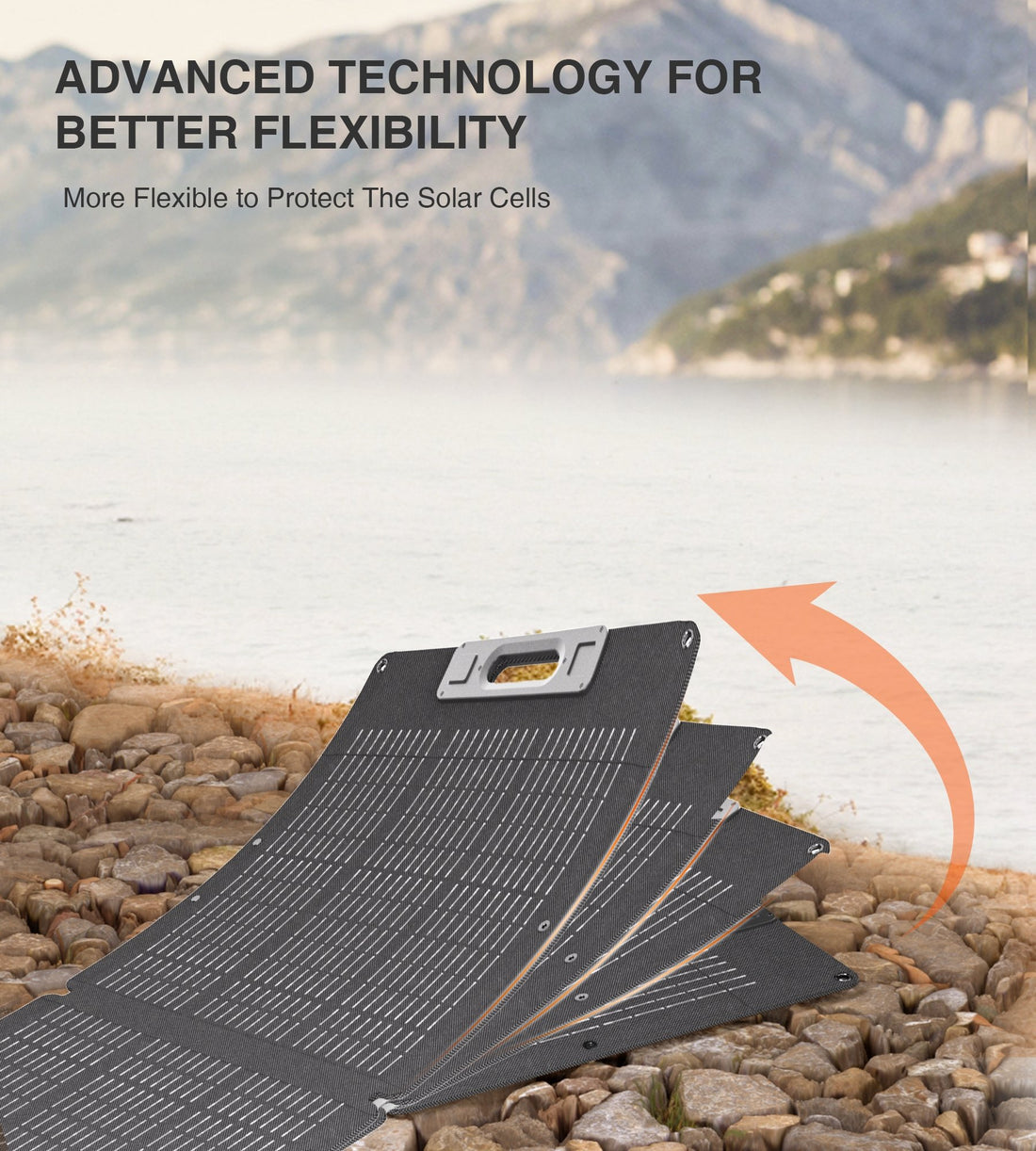 Rophie 200W Foldable Solar Panel Kit - Powerful, Portable, and Efficie